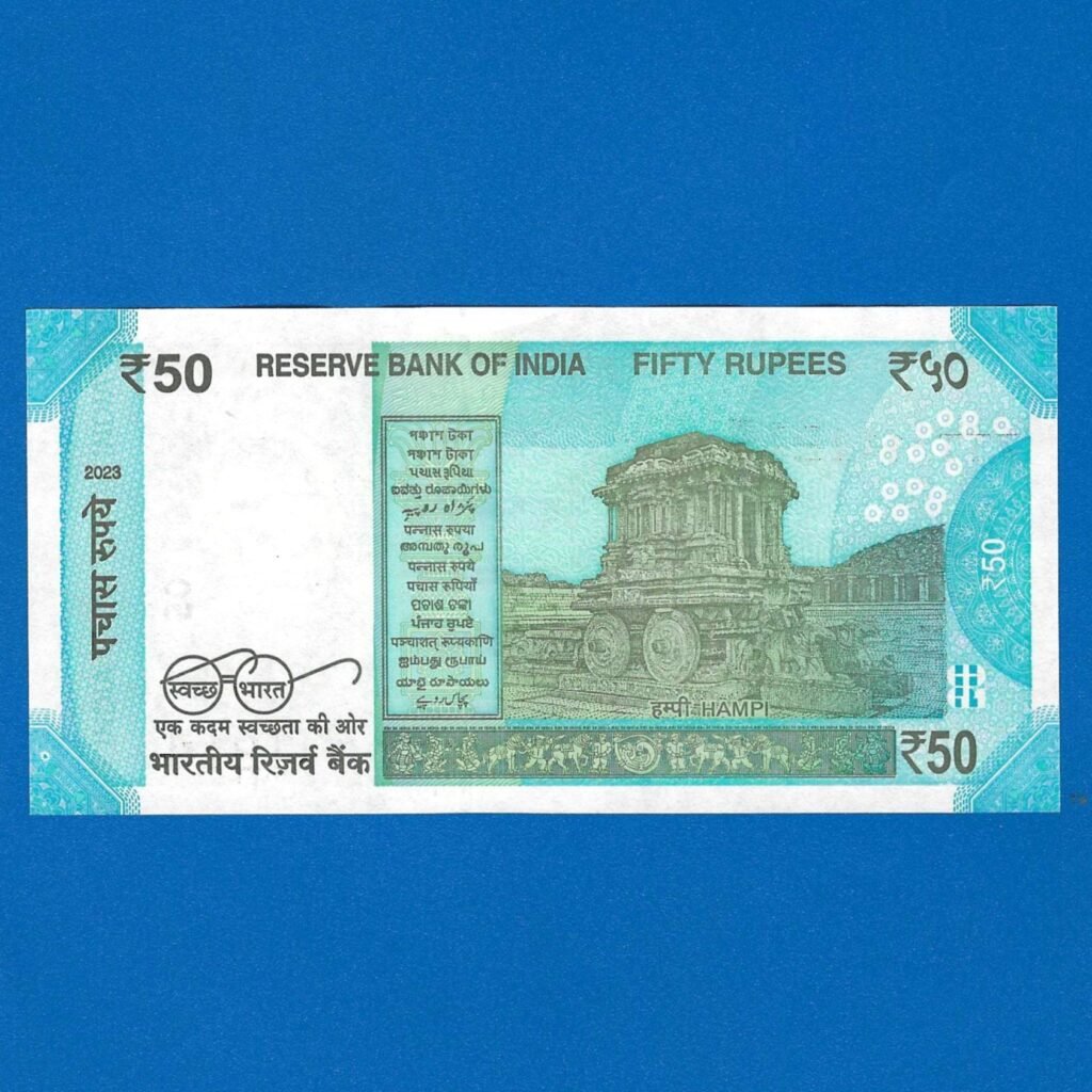 F-101 ~ 50 RUPEES NOTE ~ SHAKTI KANT DAS ~ HAMPI TEMPLE SERIES ~ 2024 ...